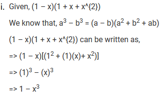 R.D. Sharma Solutions Class 9th: Ch 4 Algebraic Identities Exercise 4.4