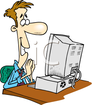 Illustrations of People and Computers - Clipart Blog