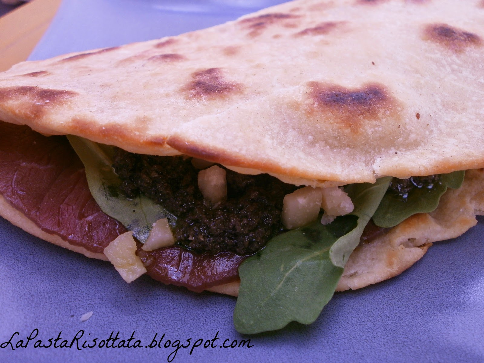 La Pasta Risottata: Piadina con carpaccio,paté di olive nere,rucola e ...