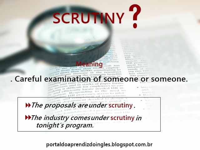 PORTAL DO APRENDIZ DO INGL S Word SCRUTINY portal-do-aprendiz-do-ingl-s-word-scrutiny