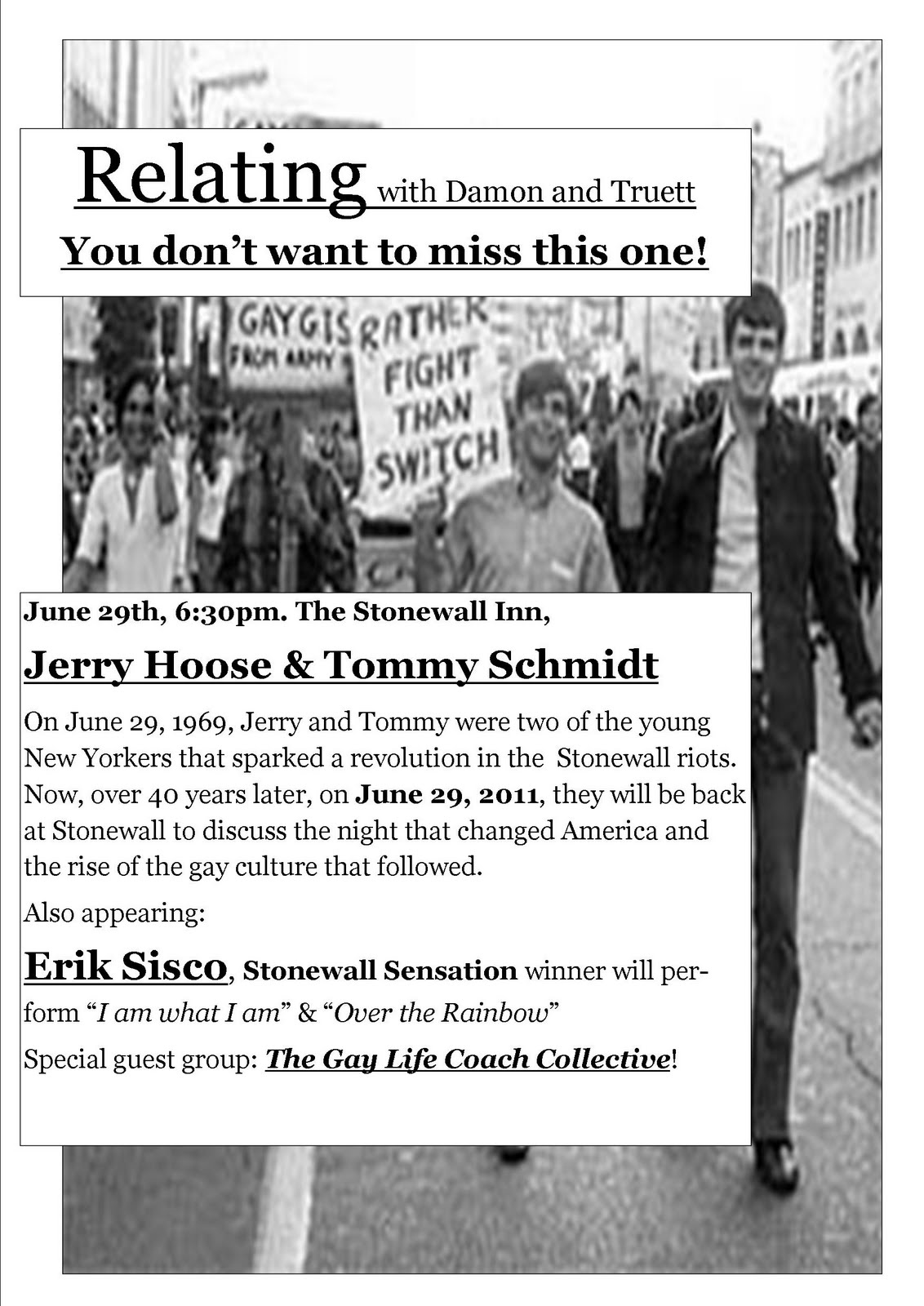 The Absolutely Should-less Blog: Relating With The Stonewall Riot ...