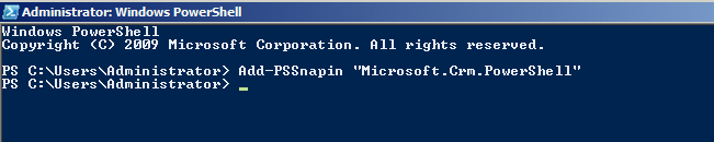 Microsoft Dynamics Crm Powershell ‘cmdlets Execution Sequence For Dynamics Crm