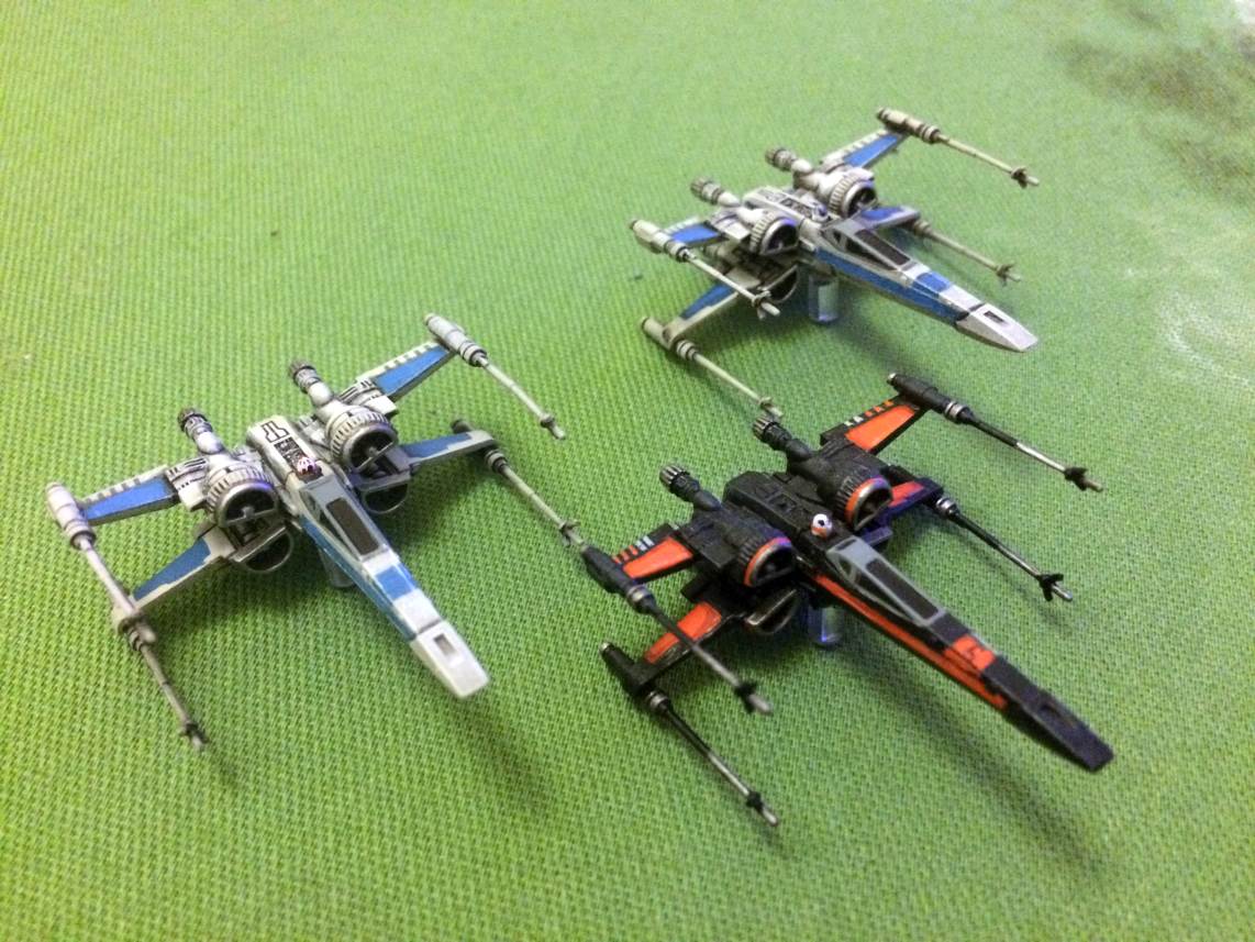 Stay On The Leader: No Strategy, Just Showing Off - my X-Wing repaints