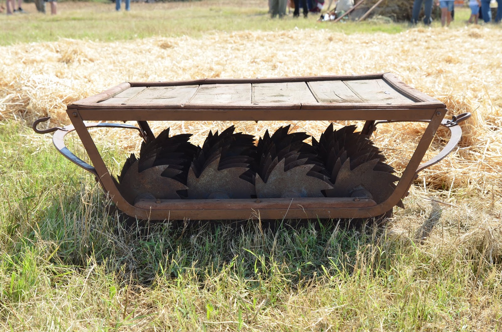 Centro de Estudios Borjanos: Trillando en la era