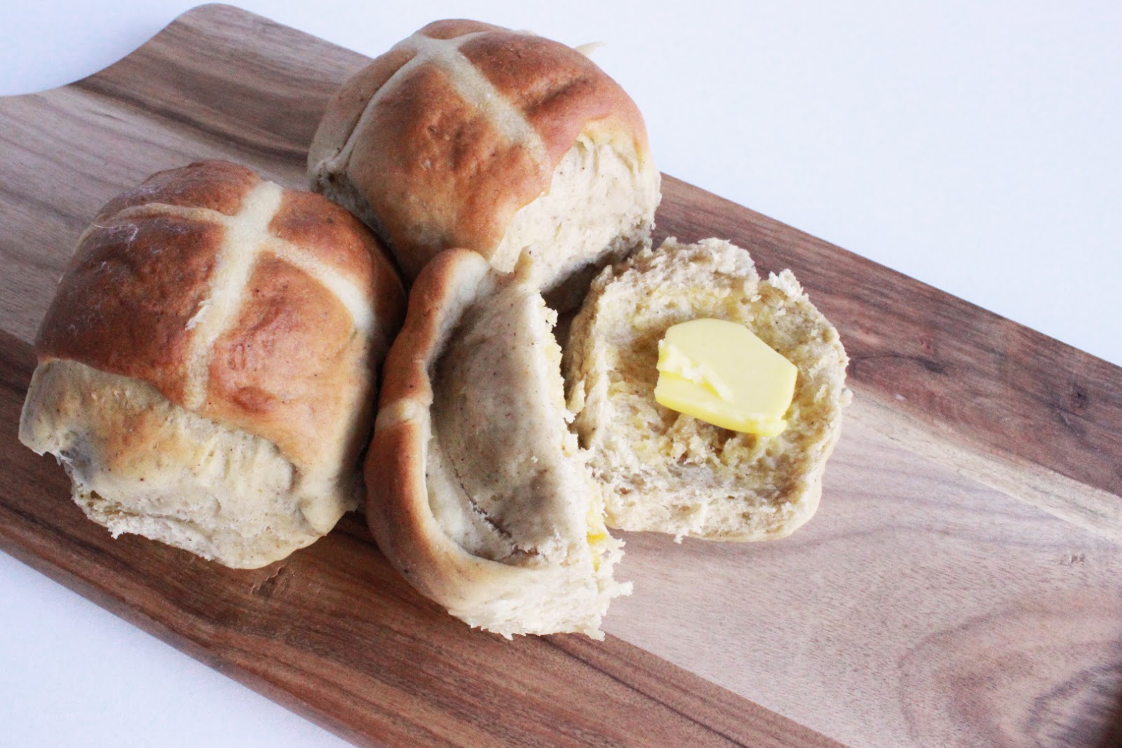 Fruitless Hot Cross Buns - Tammy Roses