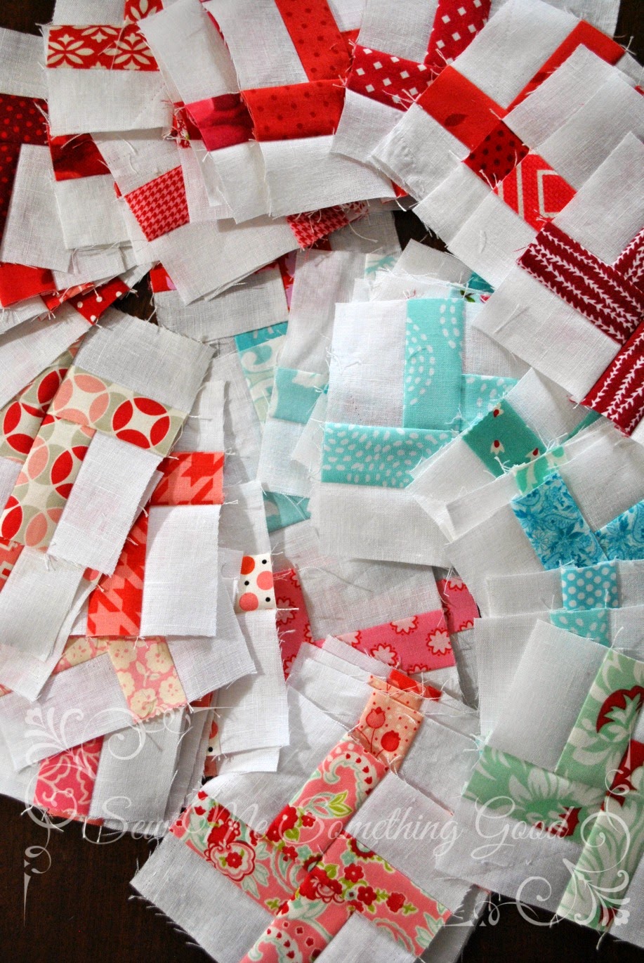 Sew Me Something Good: Scrappy Spin blocks