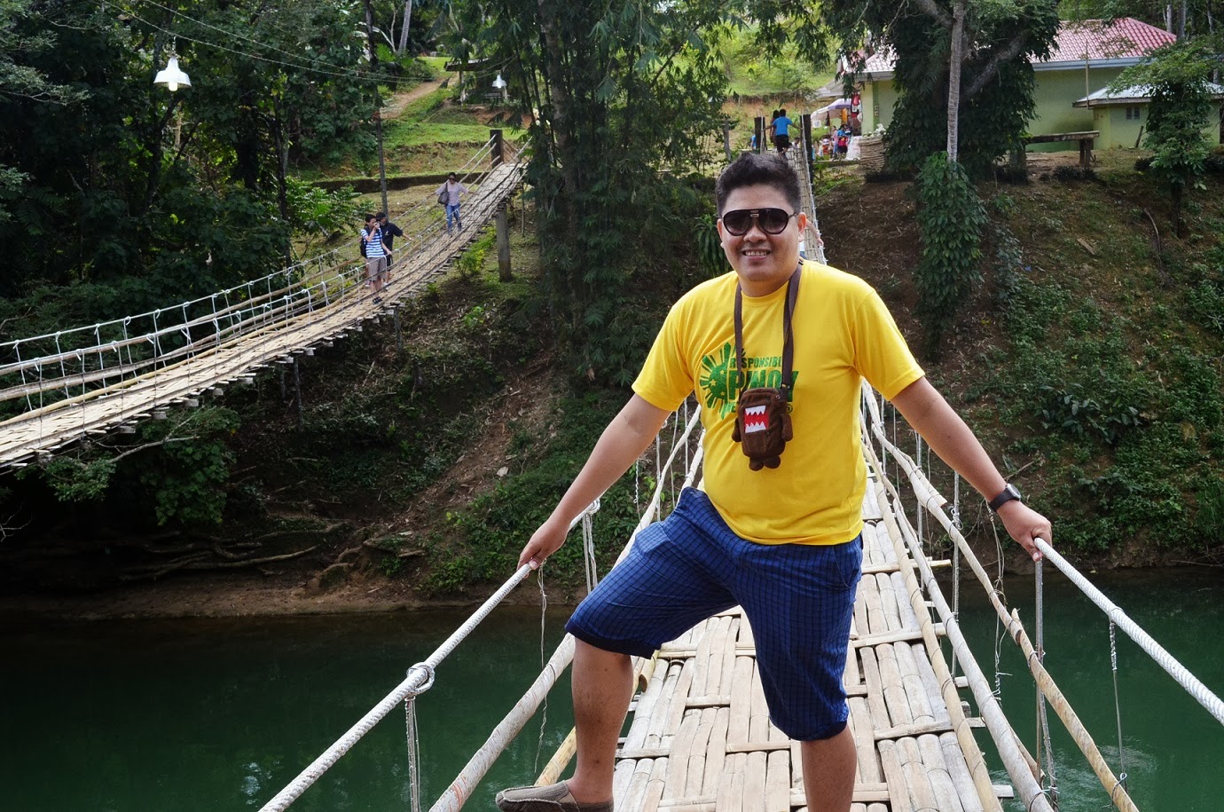 Exploring Bohol: Crossing the Sipatan Hanging Bridge