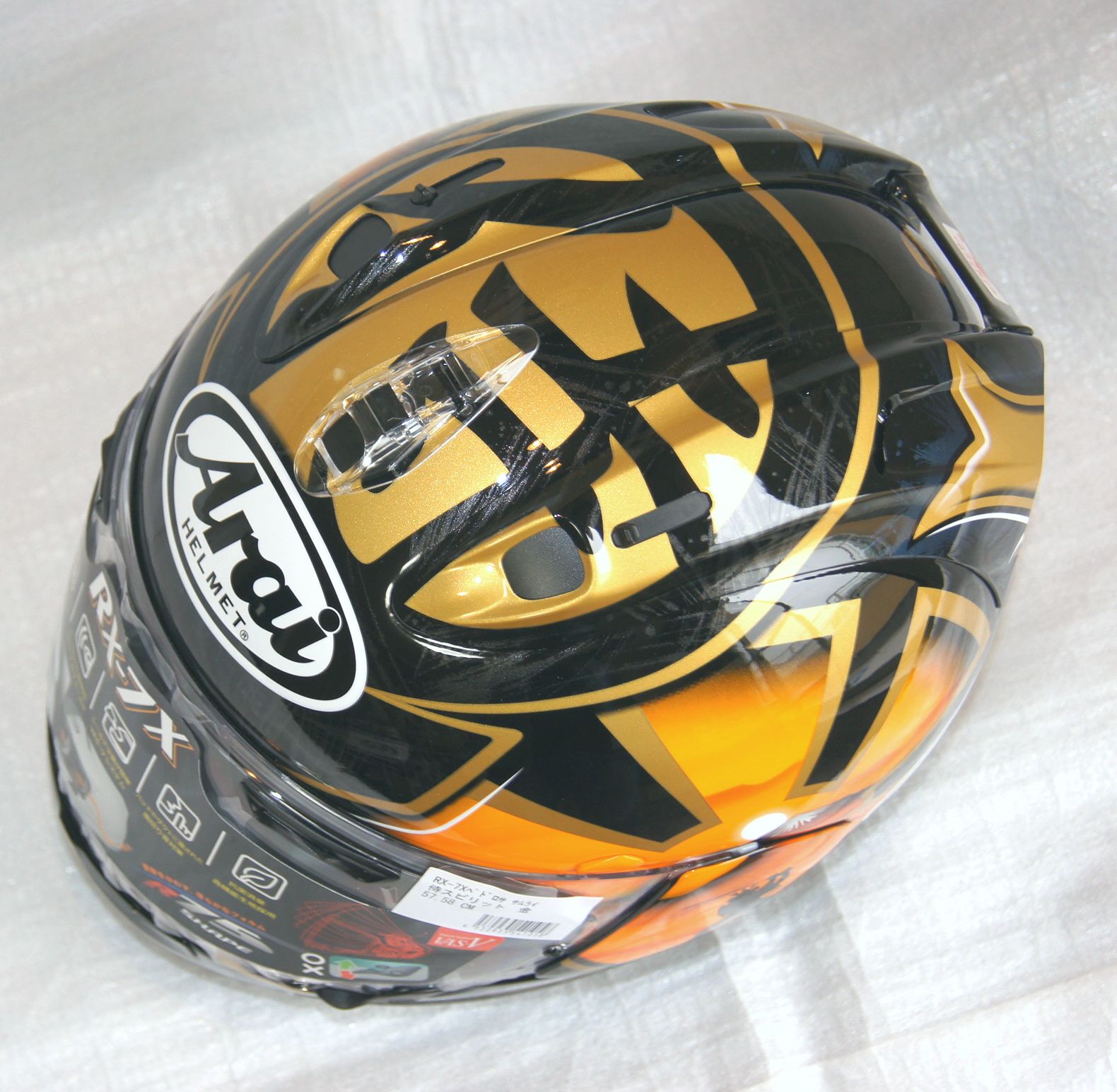 samurai‐bikers: ARAI Racing helmet RX -7X DANI Pedrosa SAMURAI Spirits