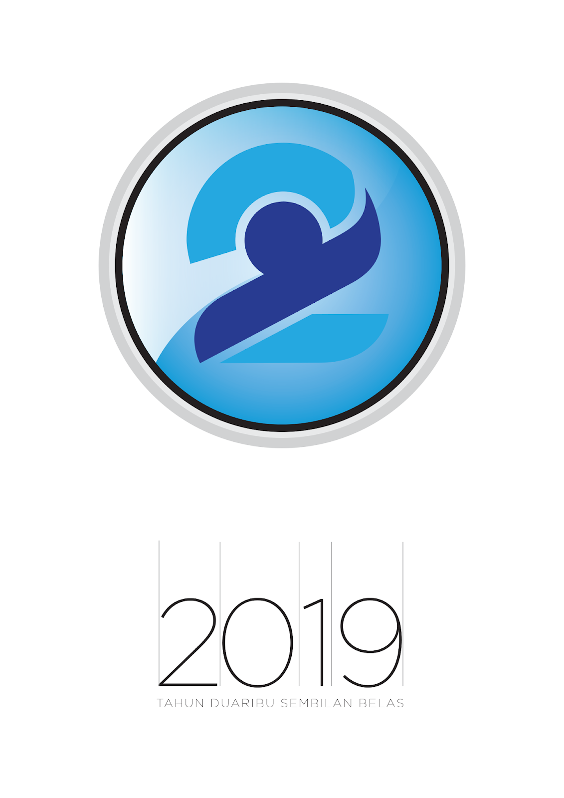 Simple Desain Kalender 2019 Indonesia beserta Hari Libur Nasional - beta:)