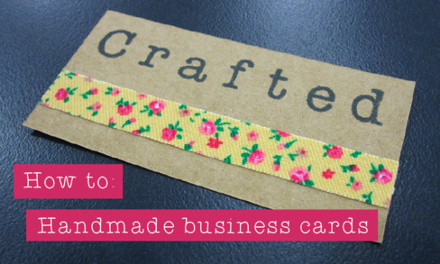 10 DIY Business Card Ideas — Gina's Craft Corner