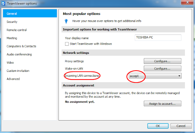 CARA MENGGUNAKAN TEAMVIEWER VIA LAN (Local Area Network).