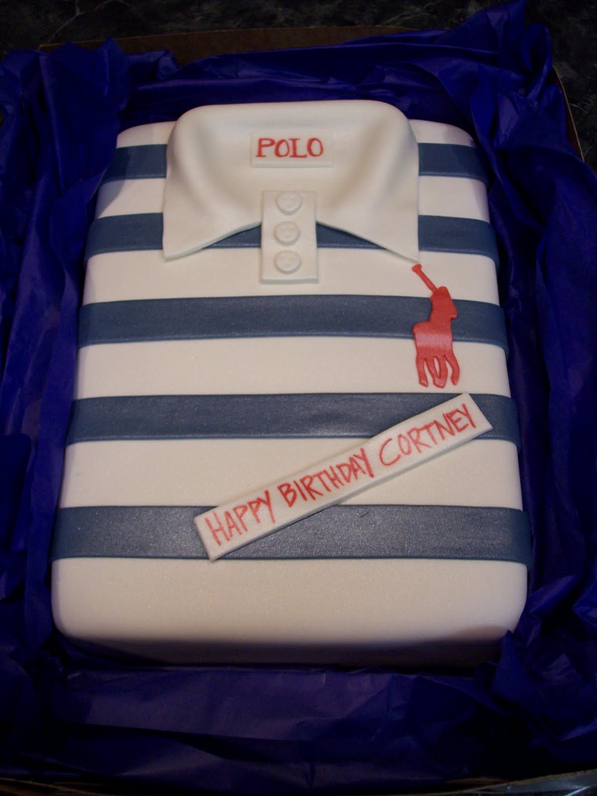 MyMoniCakes: Polo shirt Cake