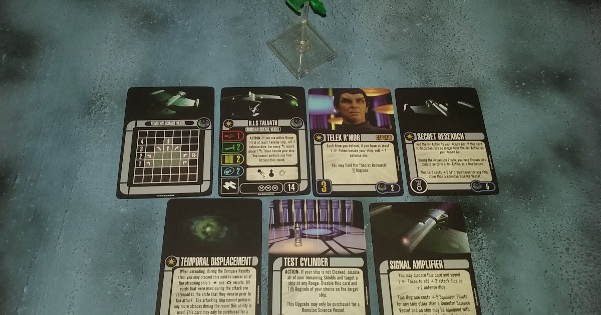 Star Trek Attack Wing RIS Talvath ship build