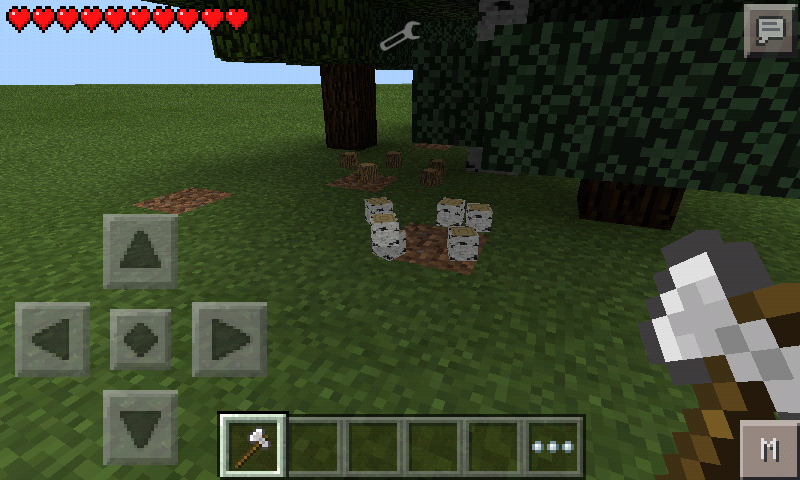 Minecraft Mod Pe: Caida de arbol (Tree Chopper) Minecraft pe 0.9.X - 1.0