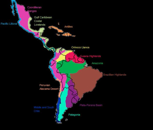 Yuxing Wang: Latin America - Environmental Features