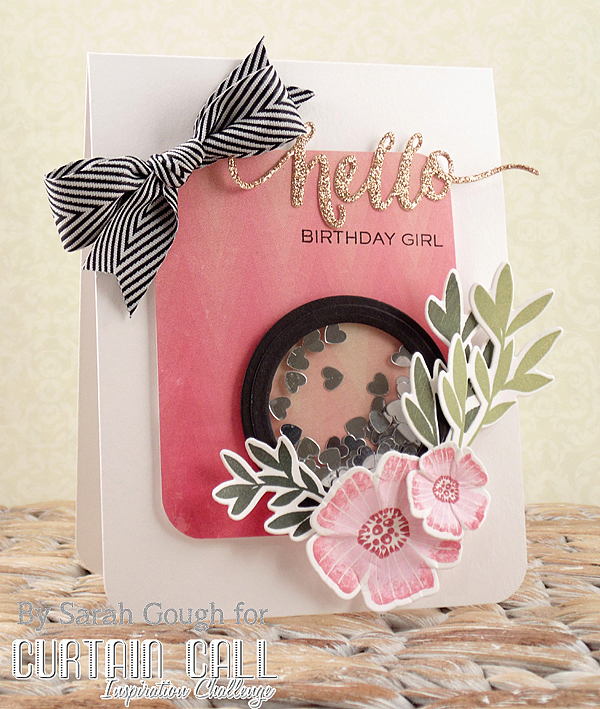 THinkING STAMPS: Curtain Call Inspiration Challenge: Pink and Pretty!