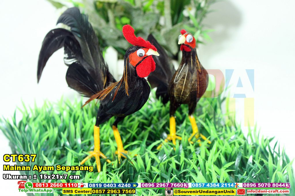 Mainan Ayam Sepasang | Souvenir Pernikahan