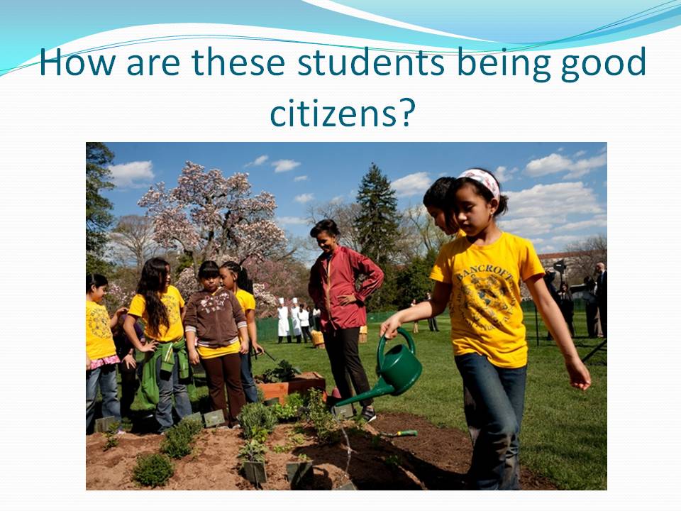 Showing Good Citizenship