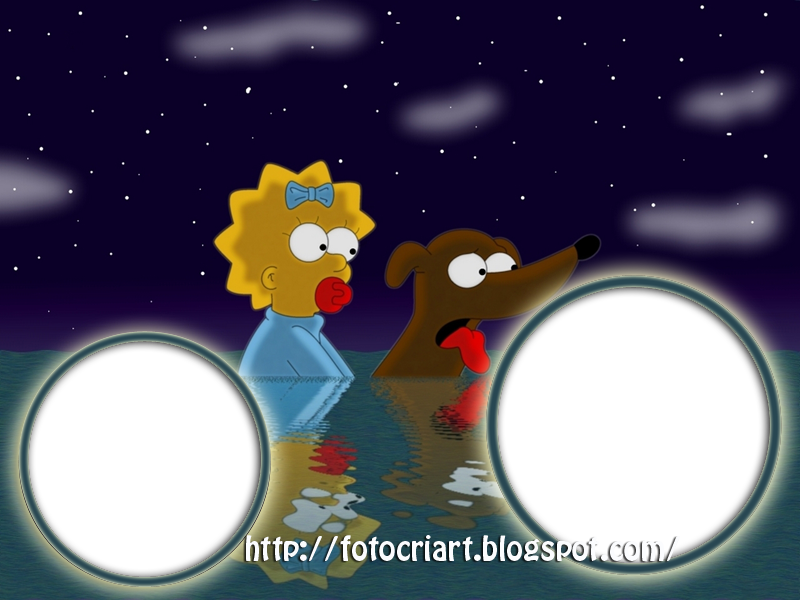 Fotocriart: Molduras dos Simpsons