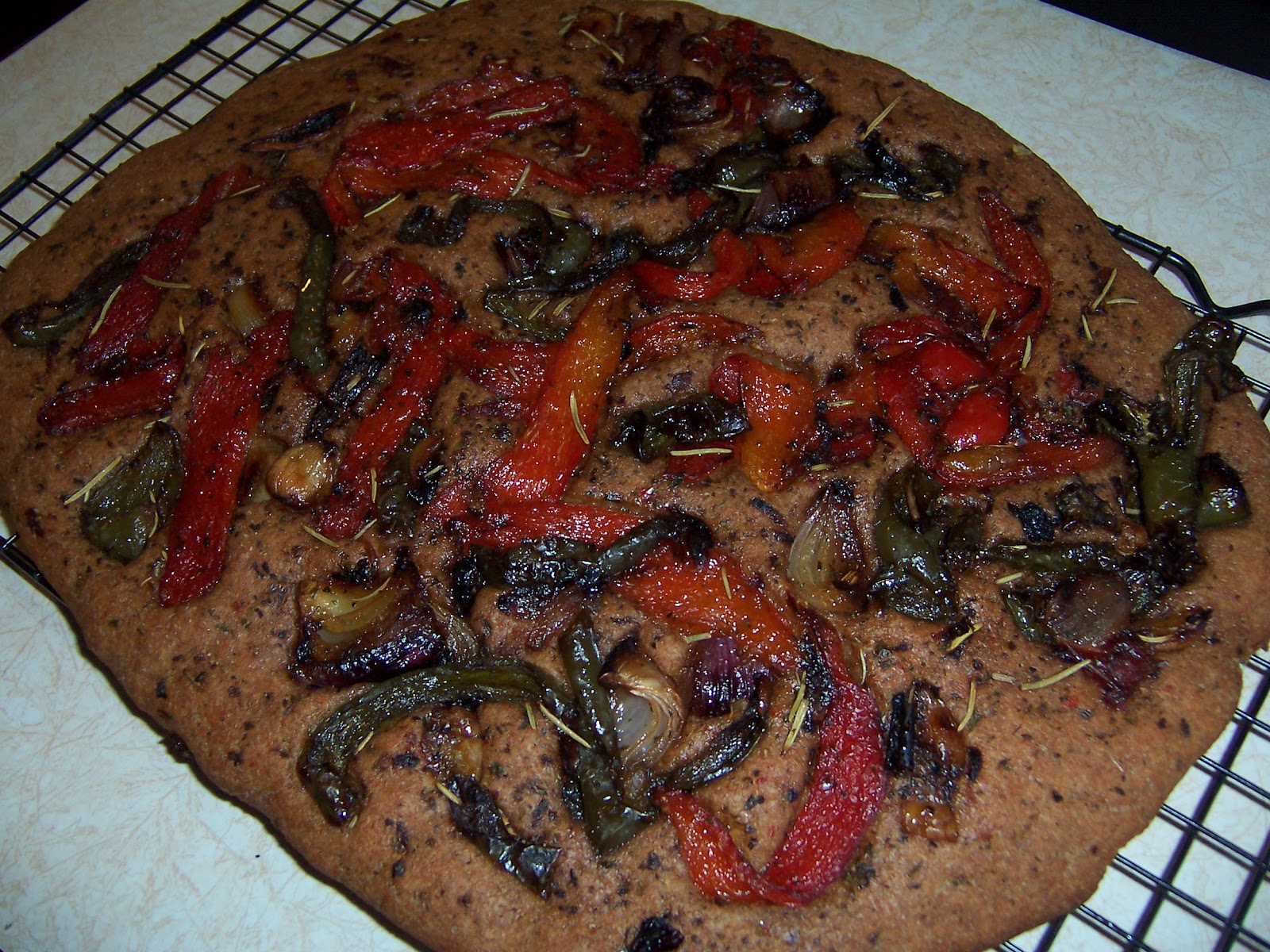 Pescetarian Recipe Delights: Vegan Vegetable Focaccia Bread