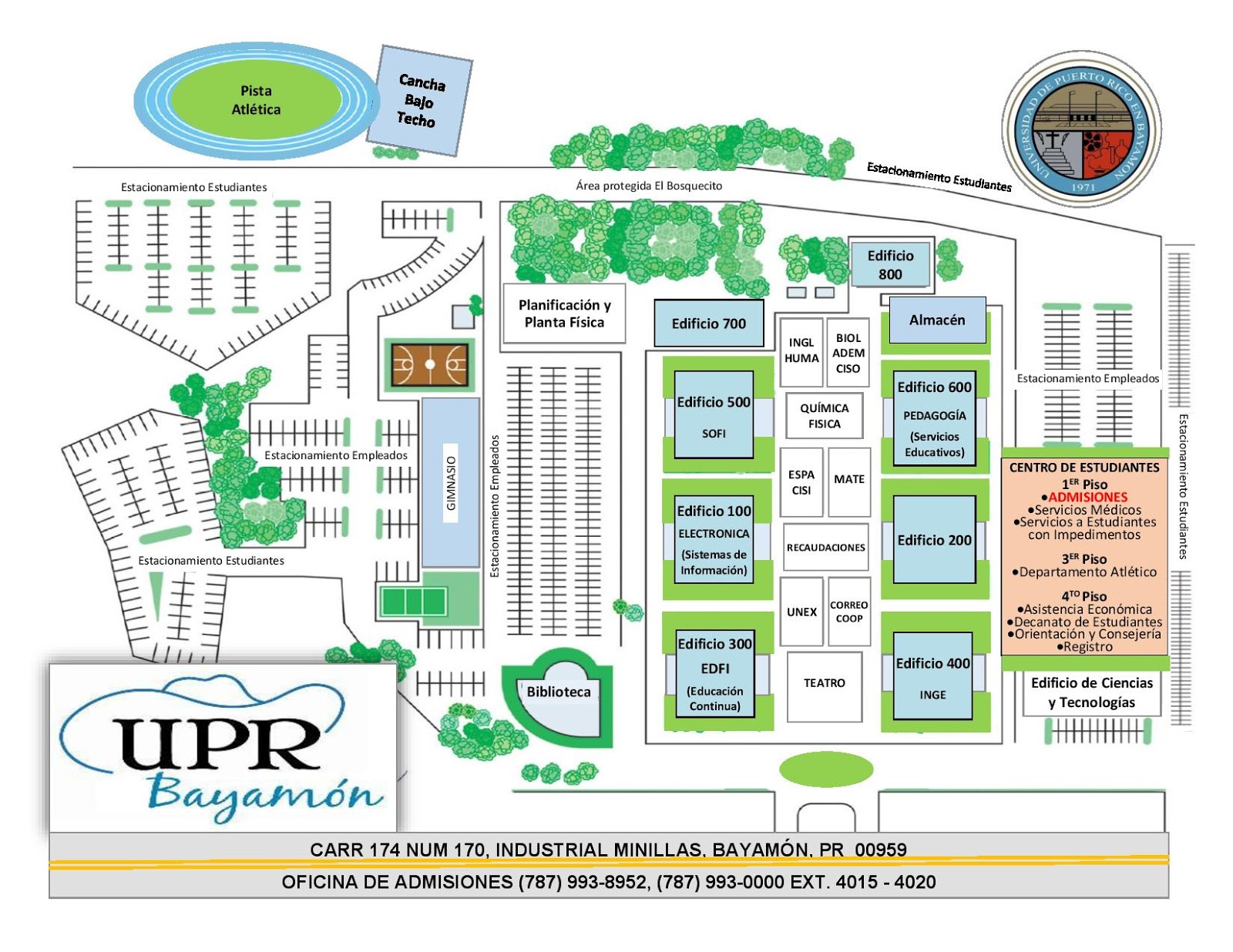 Mapa UPR Bayamón