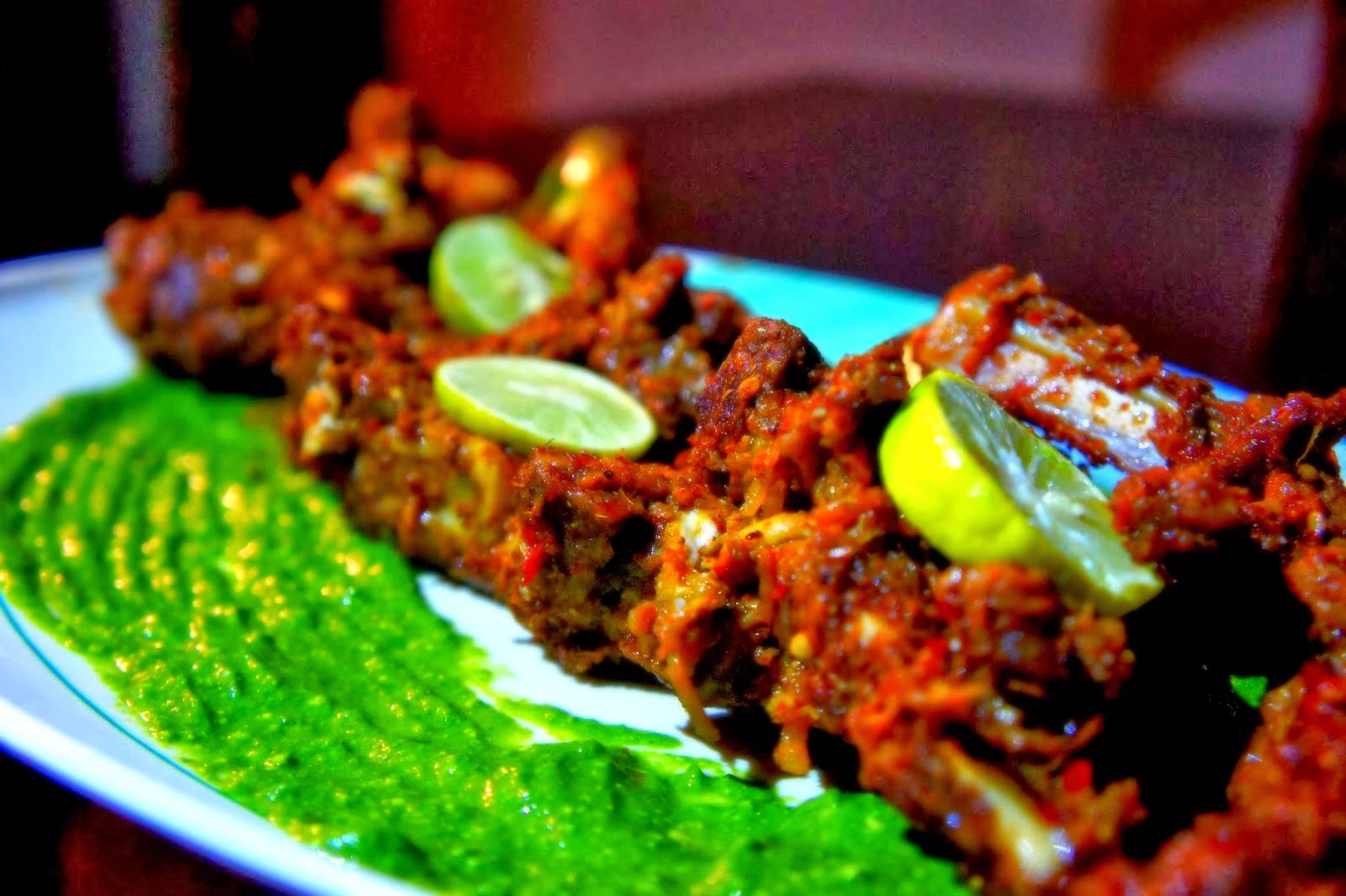 Let's talk food : Spiced grilled goat chops