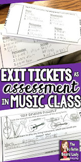 Mrs. King's Music Class: Introduction to Exit Tickets