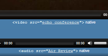 html 5 video tag design UI - jQuery 2 DotNet