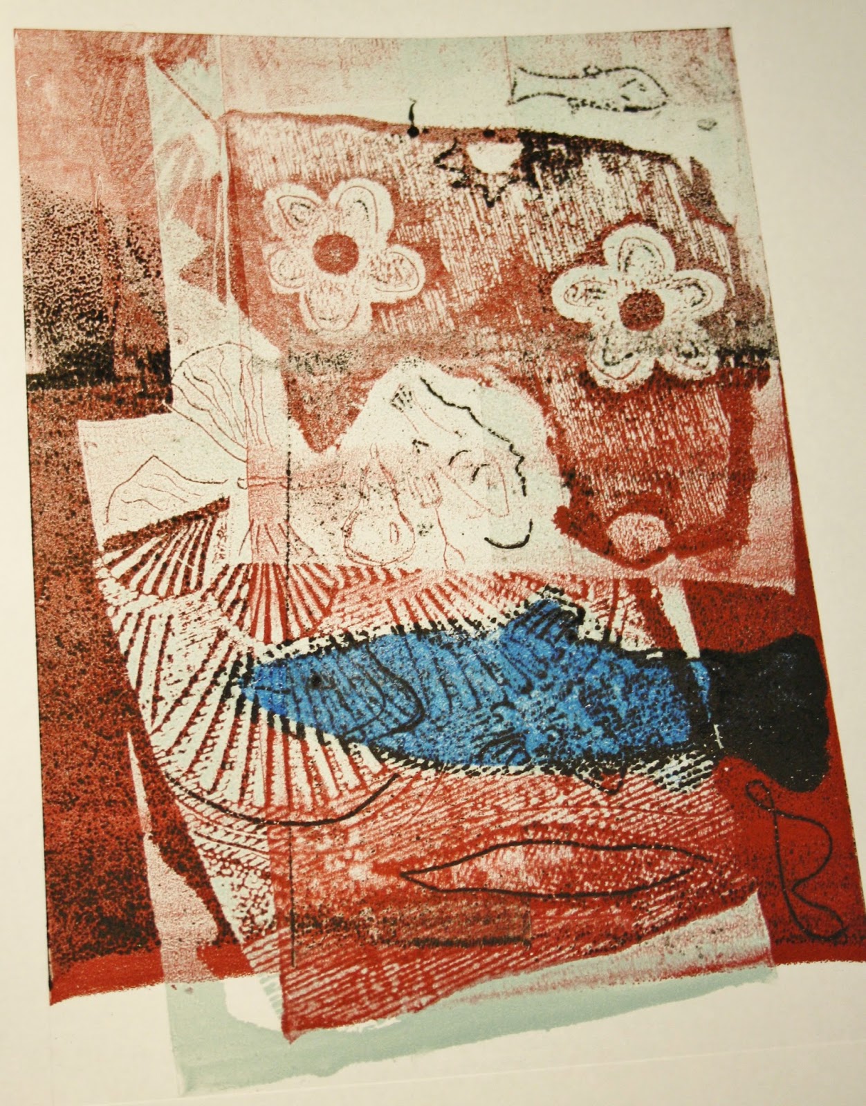 Sue Brown Printmaker: MONO PRINTING WITH VISCOSITY