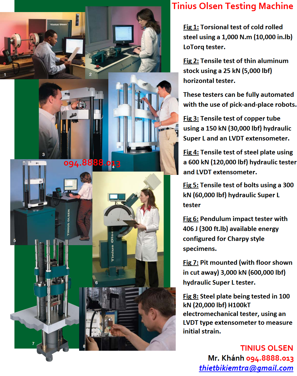 Tinius Olsen Testing Machine