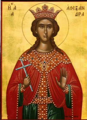 ORTHODOX CHRISTIANITY THEN AND NOW: Saint Alexandra the Empress of Rome ...