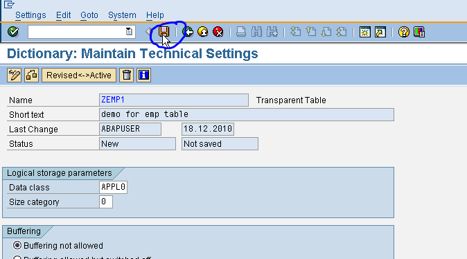 SAP ABAP Study Materials: Step by Step Procedure to Create DDIC Tables