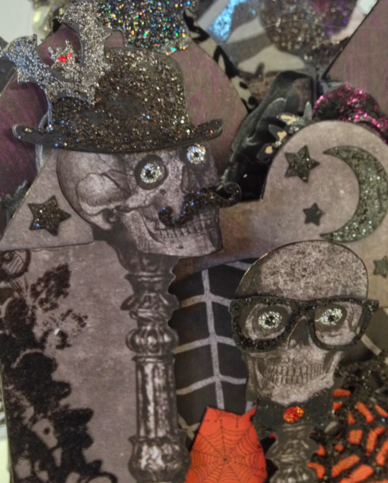 Recollections spooky castle Halloween mini album | annes papercreations ...