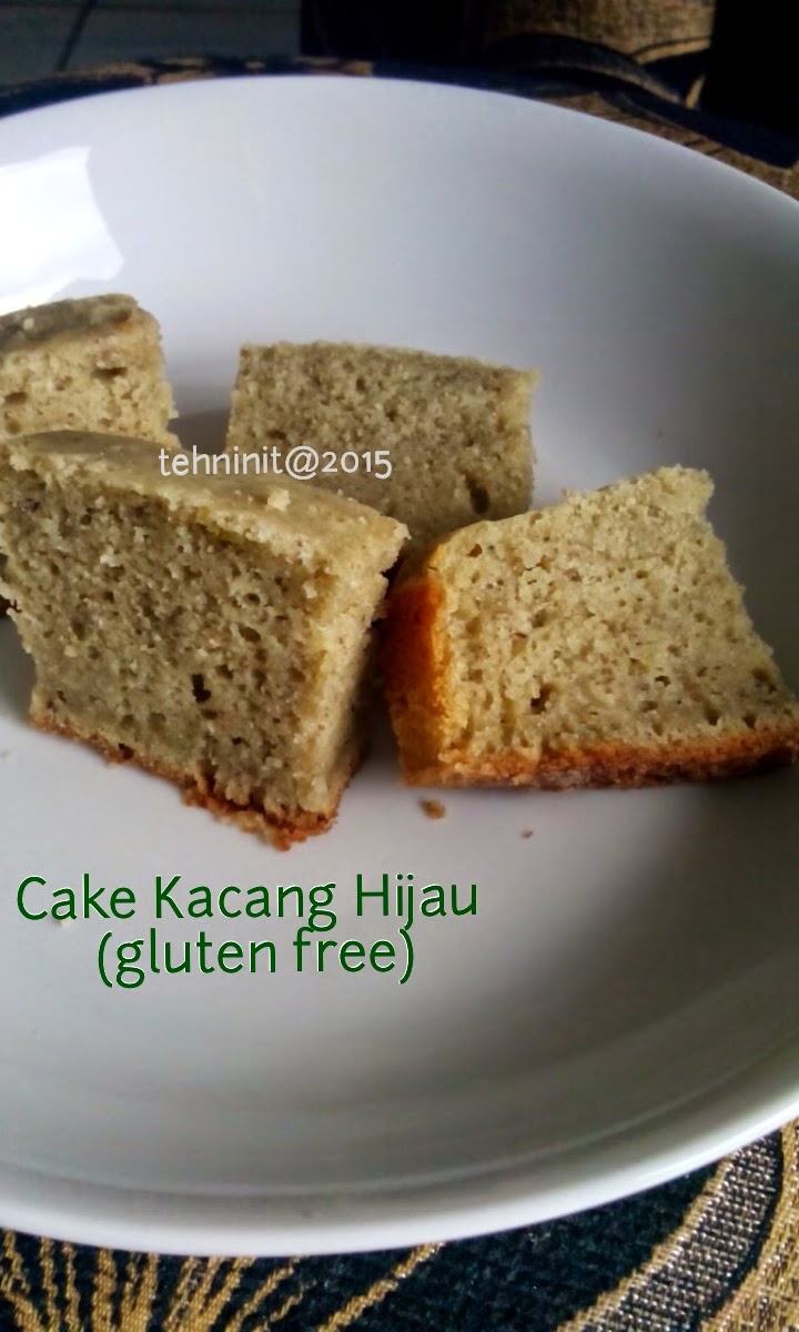 Cake Kacang Ijo Tepung Beras ( gluten free, no mixer)