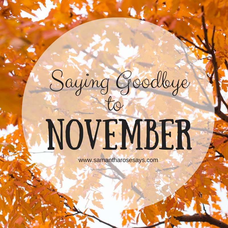 November 2016 | My Takeaway. | Samantha Rose Says