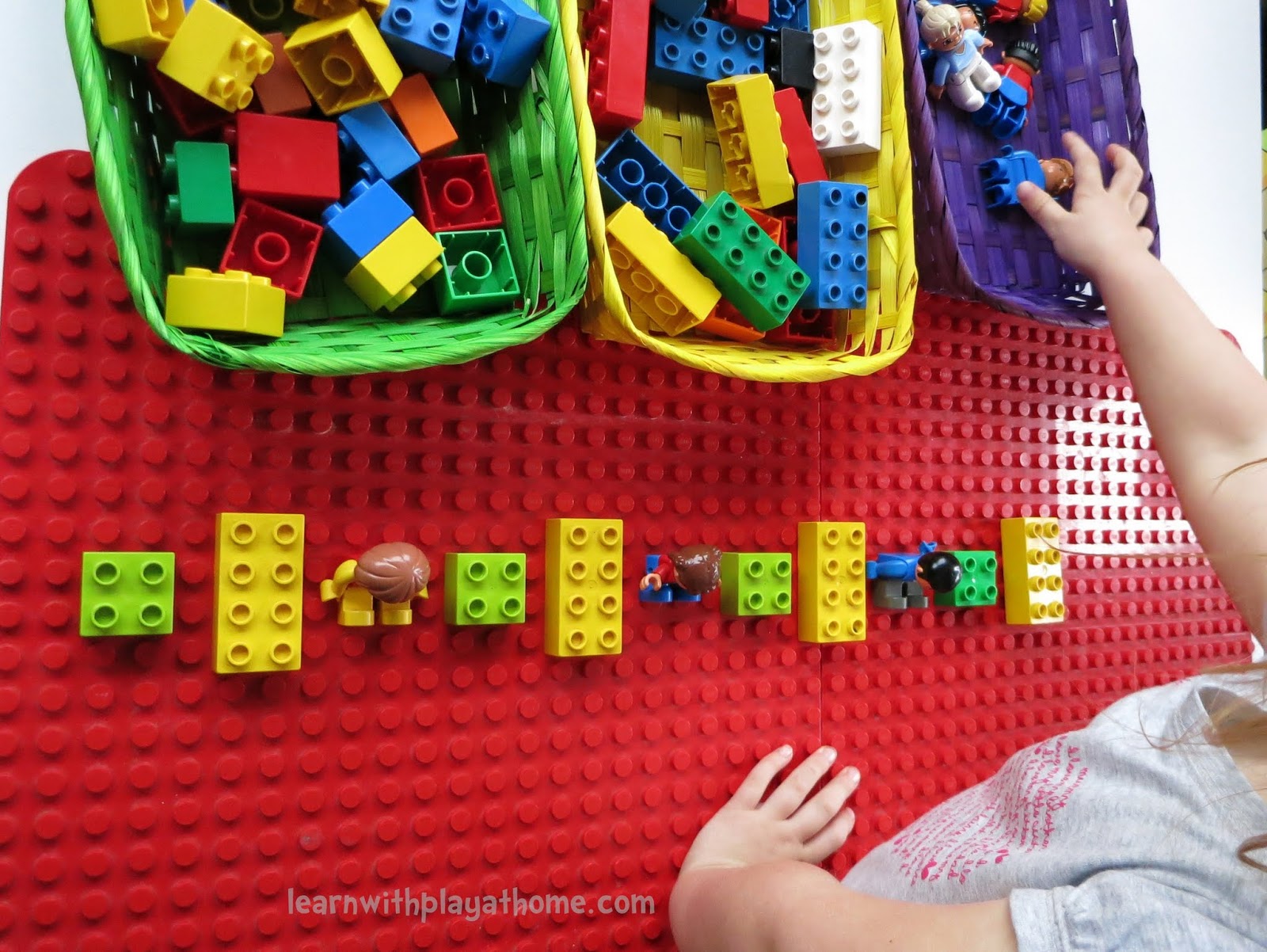 Learn with Play at Home: Learning Patterns with Lego