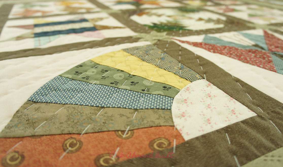 Pink Almond Quilt: Spice up Quilt Border with Seminole Patchwork