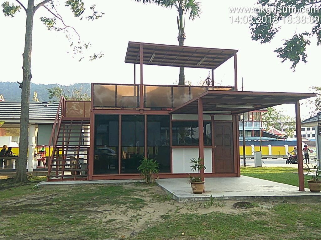 Rekabentuk pondok moden untuk taman atau kebun durian! #pertanian