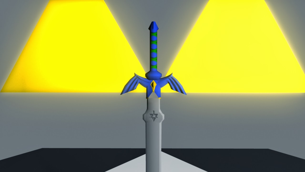 Eniitan Odutola: Master Sword 3D Model WIP 2