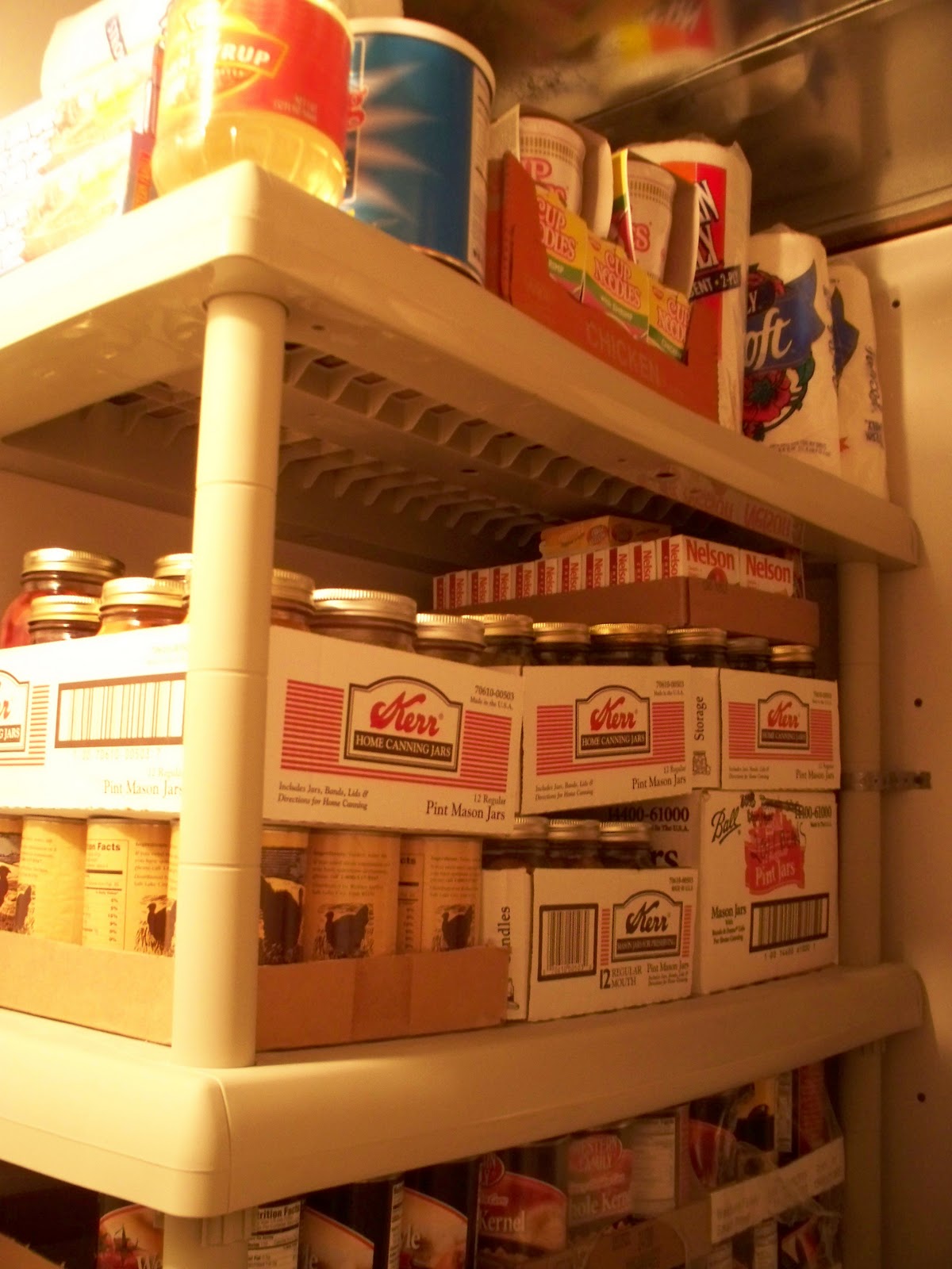 Food Storage Closet - Adventures of a DIY Mom