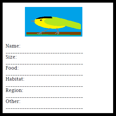 A Mini-Research Project: Create Animal Trading Cards - Classroom Freebies