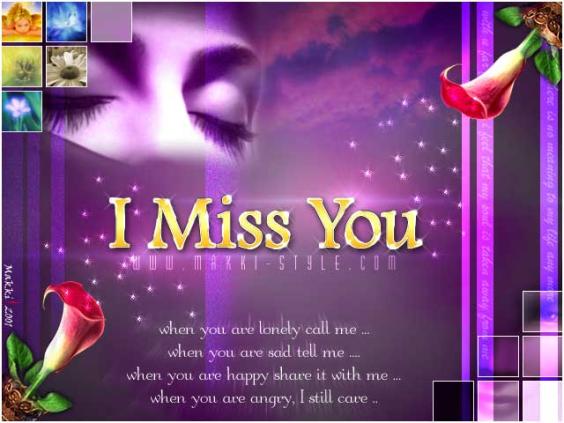 I Missing You Wallpaper, Wallpaper I missing You, Missing U ...