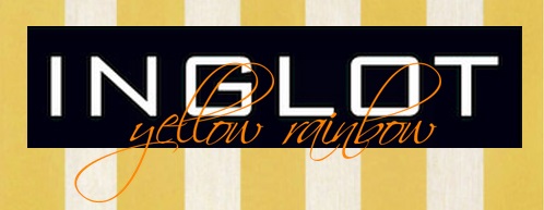 Newcomer - Inglot yellow rainbow eyeshadow. - Makeup