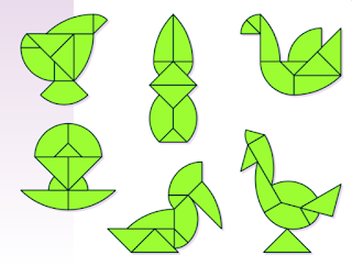 Friday Projects: Spring Tangrams