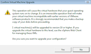 Quick Tip - Using the CLI to upgrade to a specific VM virtual hardware ...