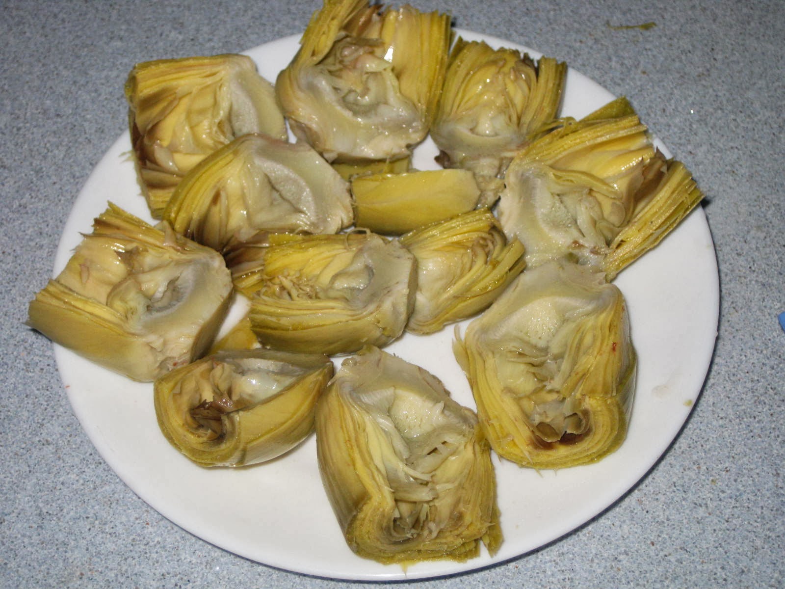 cocina rápida para dos: Alcachofas cocidas para usar en otros platos