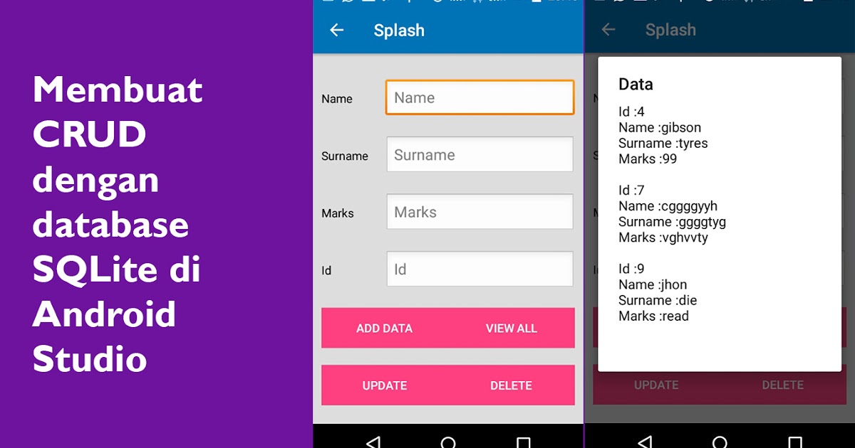 How To Perform Crud Operation In Sqlite Database Android Kotlin Hot