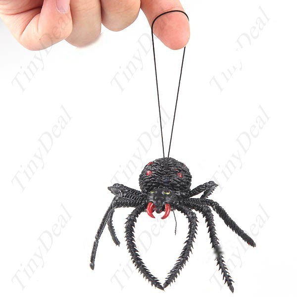 LABA LABA MAINAN laba laba palsu mainan jahil dekorasi halloween MURAH ...