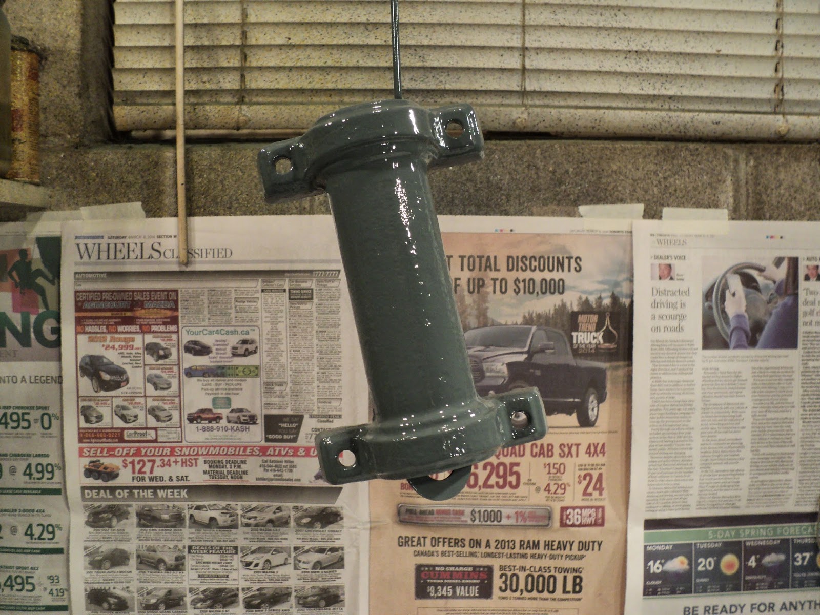 Rouge River Workshop: Painting A Wire Wheel Machine