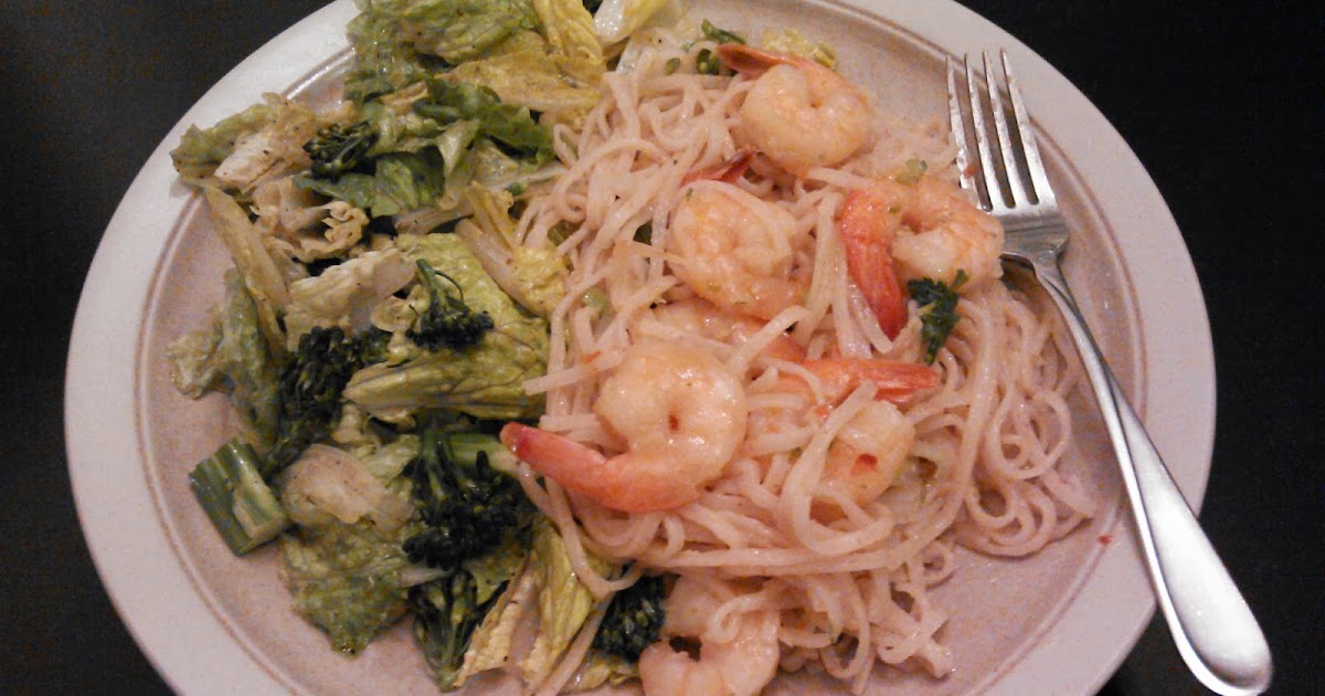 Pocono Pabulum for Mind & Body: Coconut Lime Shrimp with Thai Rice Noodles